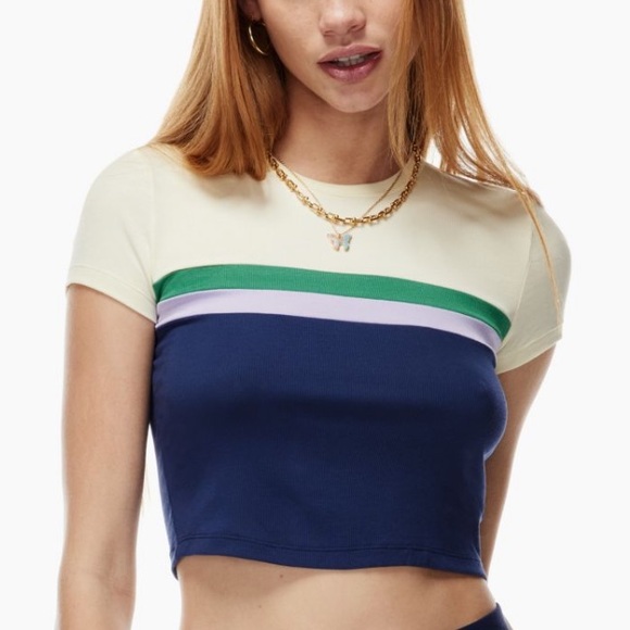 Aritzia | Tops | Nwt Aritzia Sundeh Retro Crop Top | Poshmark